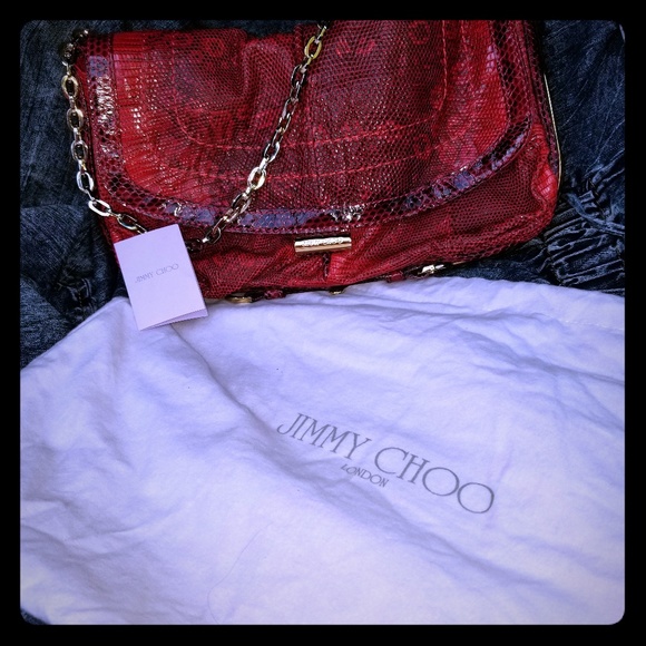 Jimmy Choo | Bags | Authentic Snake Skin Jimmy Choo Purse | Poshmark